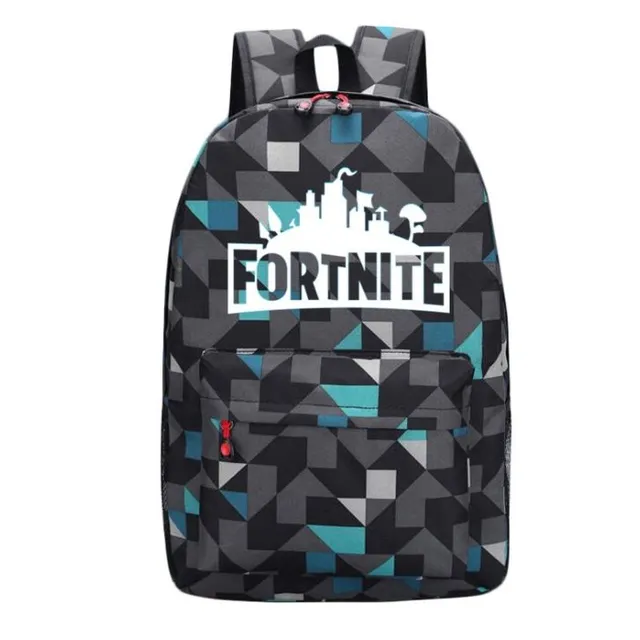 Luminous school backpack with cool Fortnite print · UZO