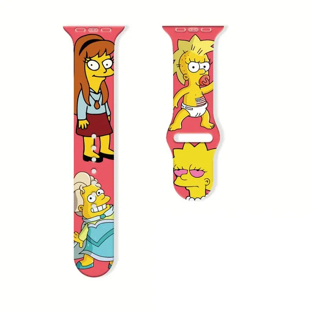 Simpsons silicone strap for Apple Watch · UZO