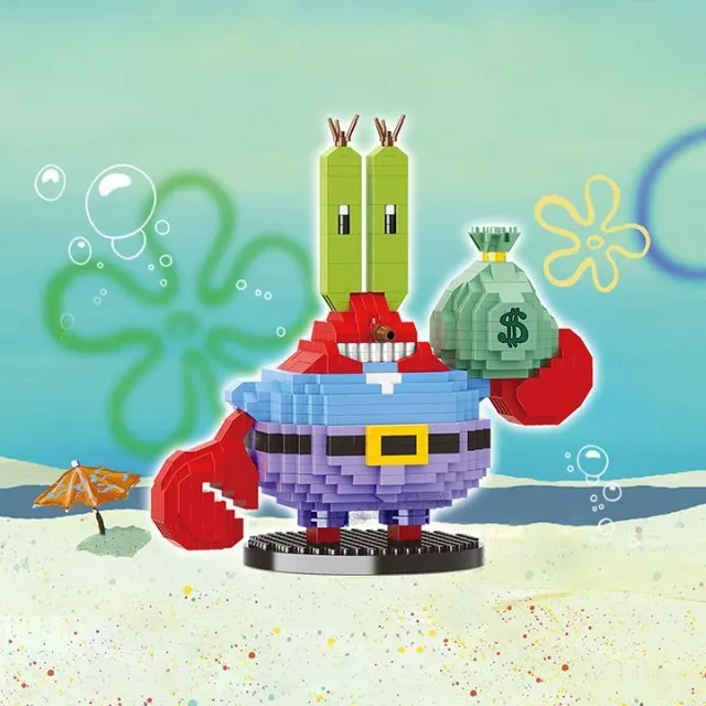 Structure kit SpongeBob SquarePants and his friends · UZO