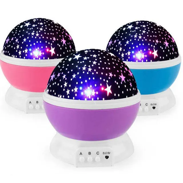 Rotary LED projector of the night sky · UZO