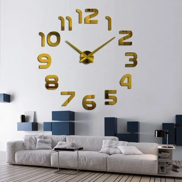 Large 3D Wall Clock · UZO
