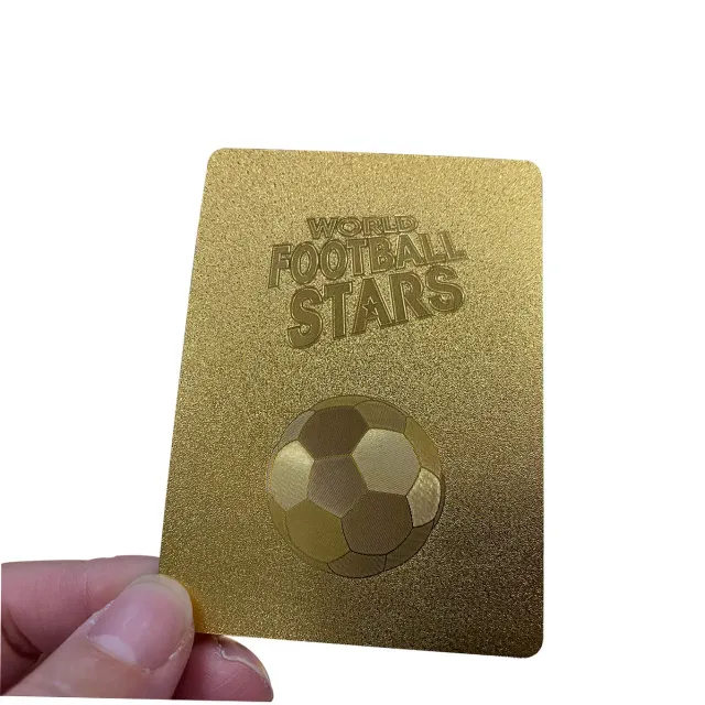 Limited edition of shiny football cards - Football Stars · UZO