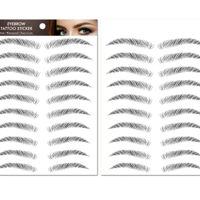 Modern 4D long-lasting eyebrow tattoo for a realistic look - several ...