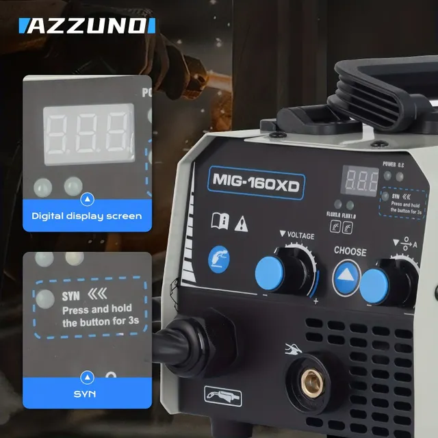 Welder MIG 220V without gas semiautomatic · UZO