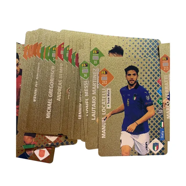Limited edition of shiny football cards - Football Stars · UZO