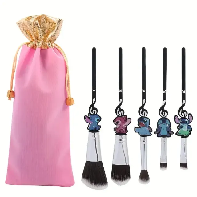 Set of makeup brushes inspired by an animated movie Stitch · UZO
