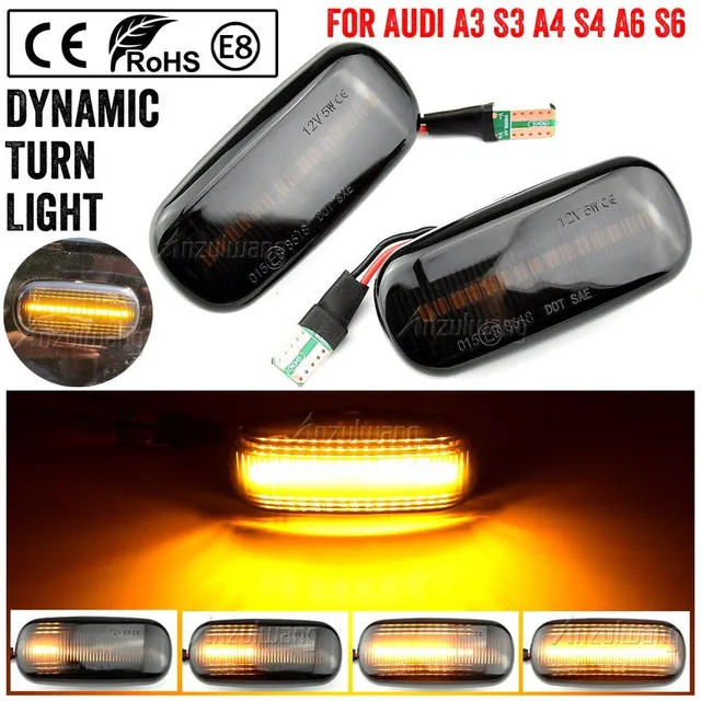 Dynamic indicators for the Audi A3 S3 8P A4 S4 RS4 B6 B7 B8 A6 S6 RS6 ...