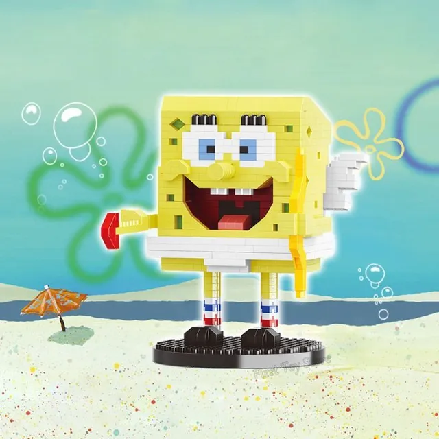 Structure kit SpongeBob SquarePants and his friends · UZO