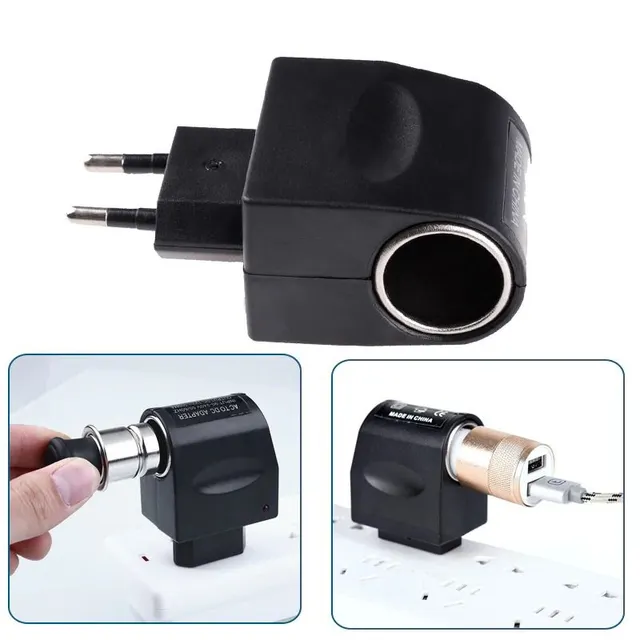 Power adapter from 230V to 12V car socket · UZO