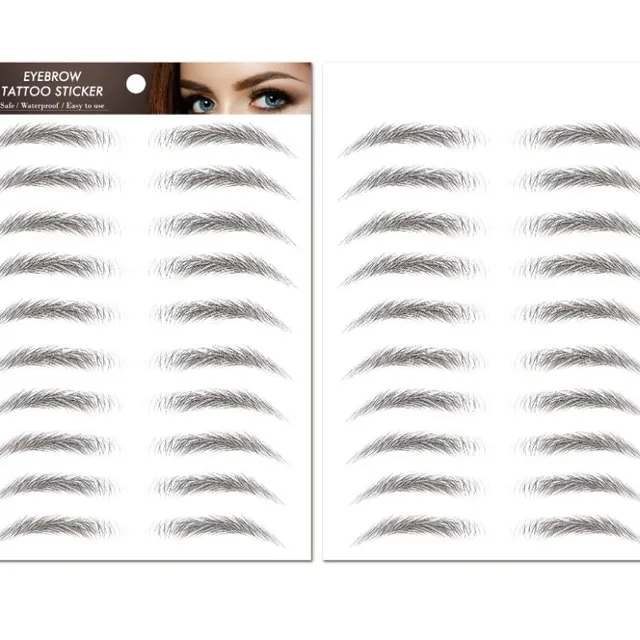 Modern 4D long-lasting eyebrow tattoo for a realistic look - several ...