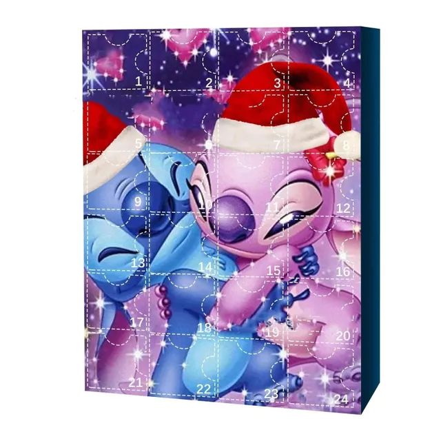Christmas Advent calendar with characters of the favorite Lilo and ...