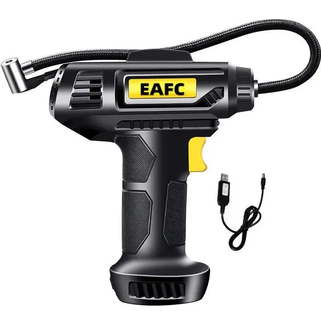 Car compressor 150 PSI with battery - portable tyre compressor for cars ...